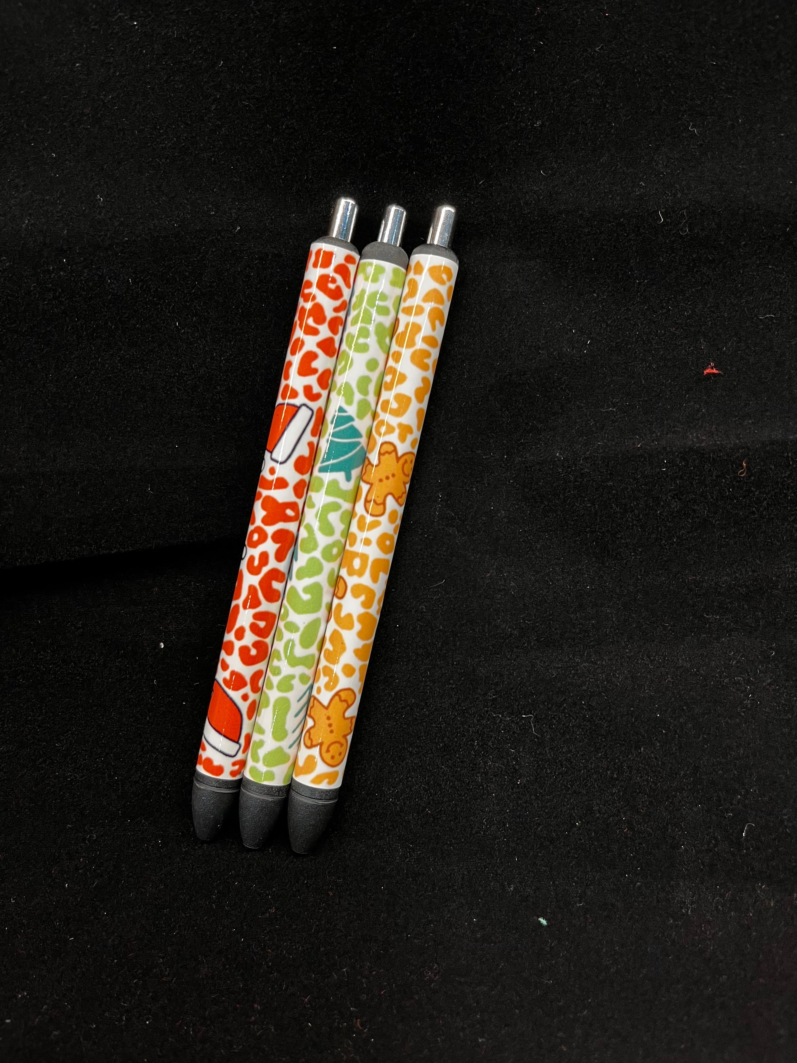 Cheetah Christmas Pen Set | Absolute Customs